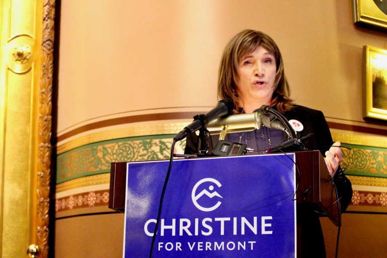 Democratic gubernatorial hopeful Christine Hallquist backed legislative ...