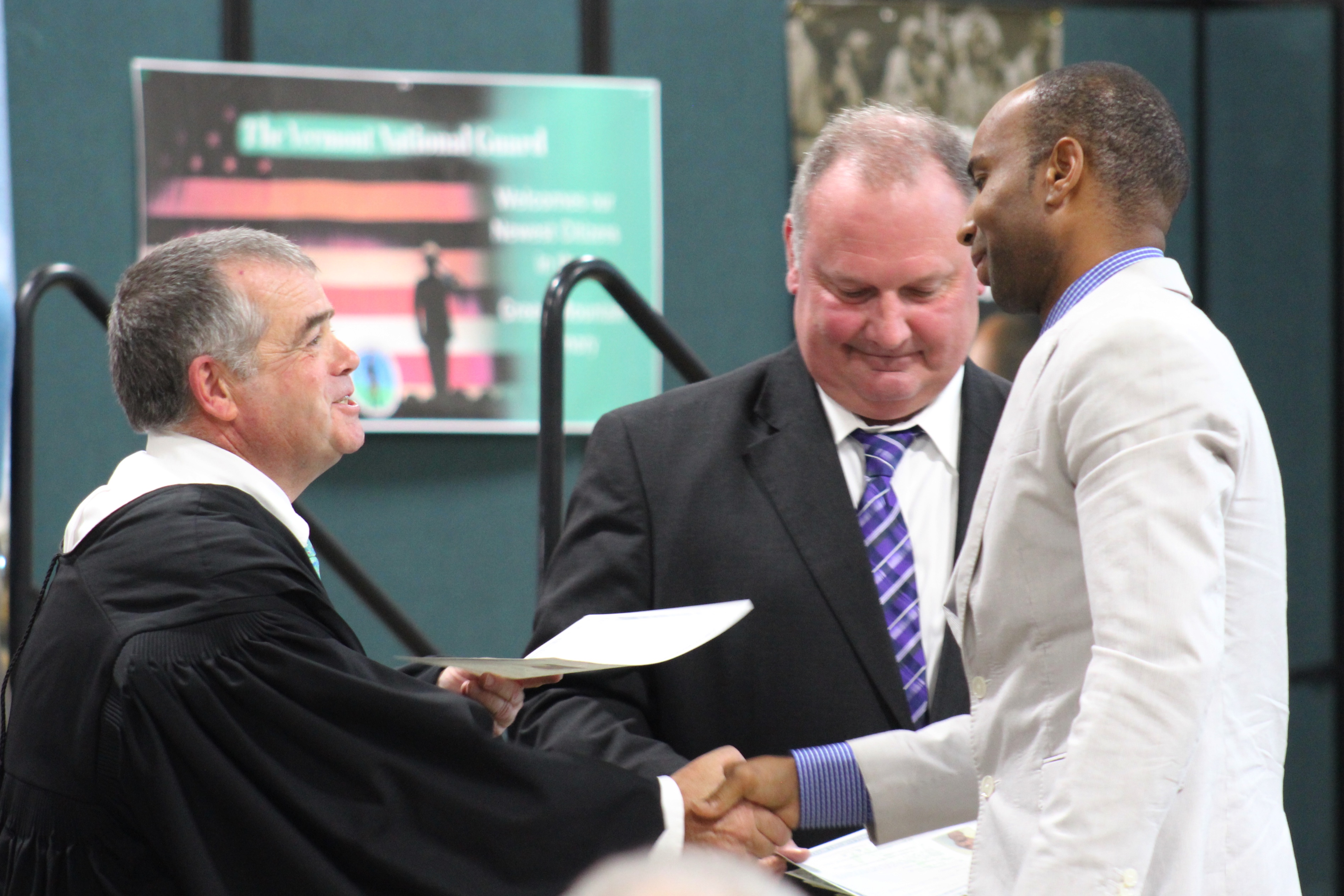 Scott tells new citizens that the nation faces ‘serious issues’ - VTDigger