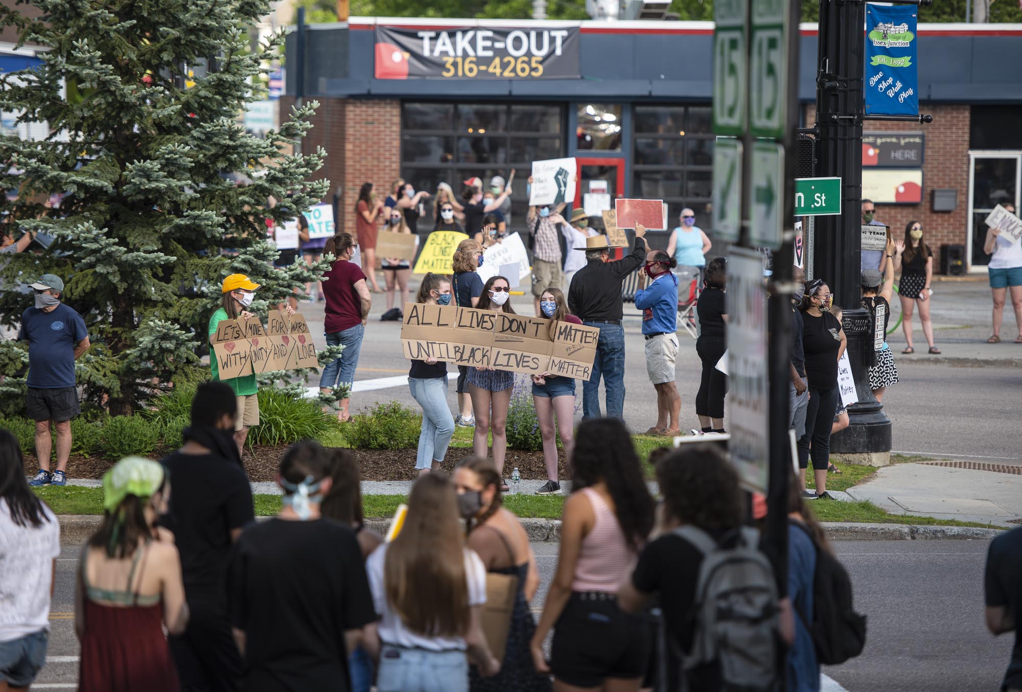 Protests and vigils raise concern over Covid spread - VTDigger