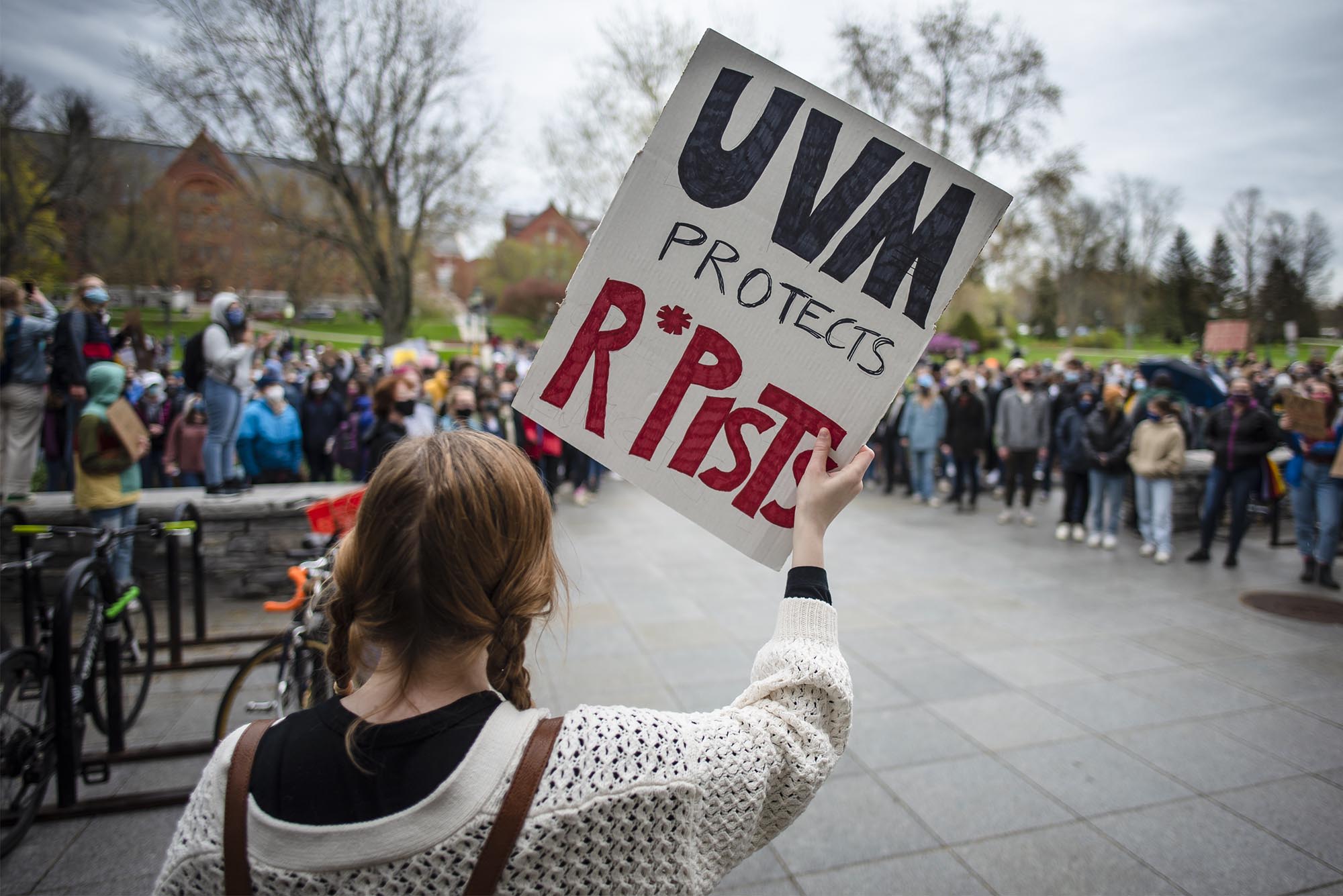 UVM students stage mass walkout following social media posts detailing ...