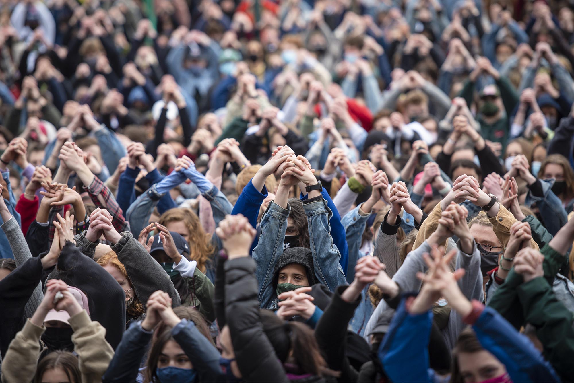 UVM students stage mass walkout following social media posts detailing ...
