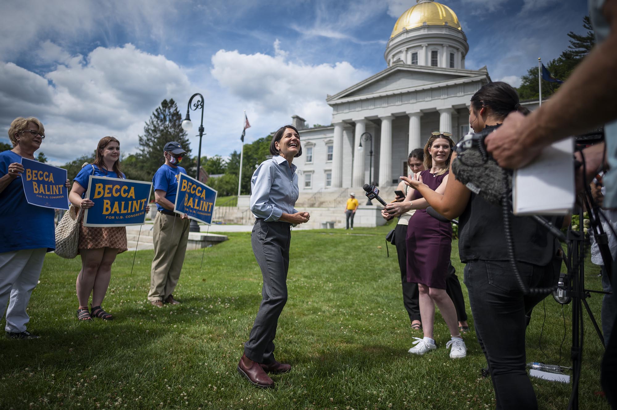 Bernie Sanders rallies support for Becca Balint in 3-stop campaign tour - VTDigger