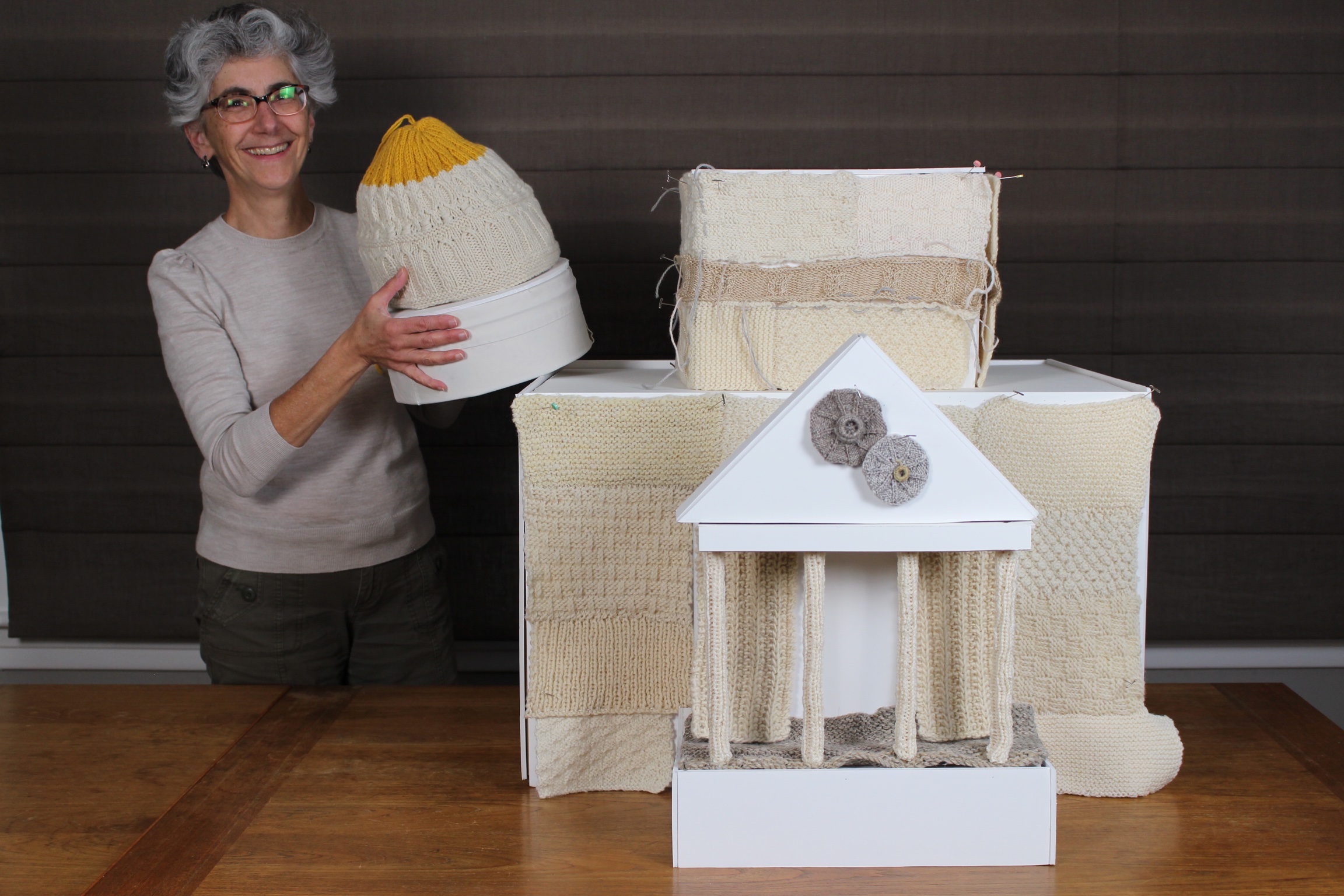 Civic stitching: A Vermont artist teaches democracy with knitting ...