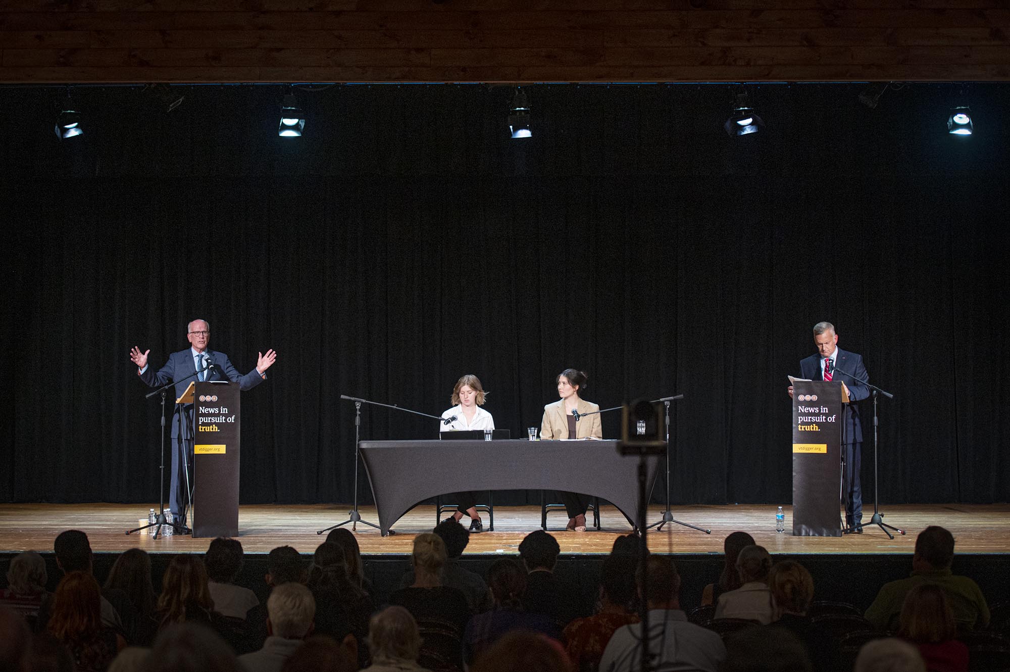 In their first debate, US Senate candidates Gerald Malloy and Peter ...