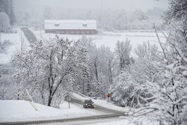 PHOTOS: The season's first major snowstorm created a whiteout in ...