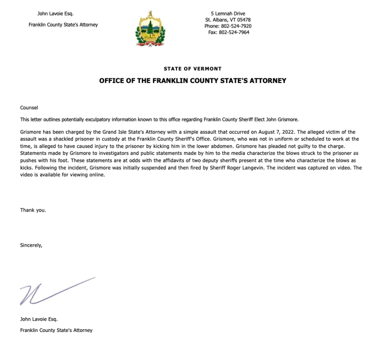 Franklin County state’s attorney issues Brady letter against new county ...