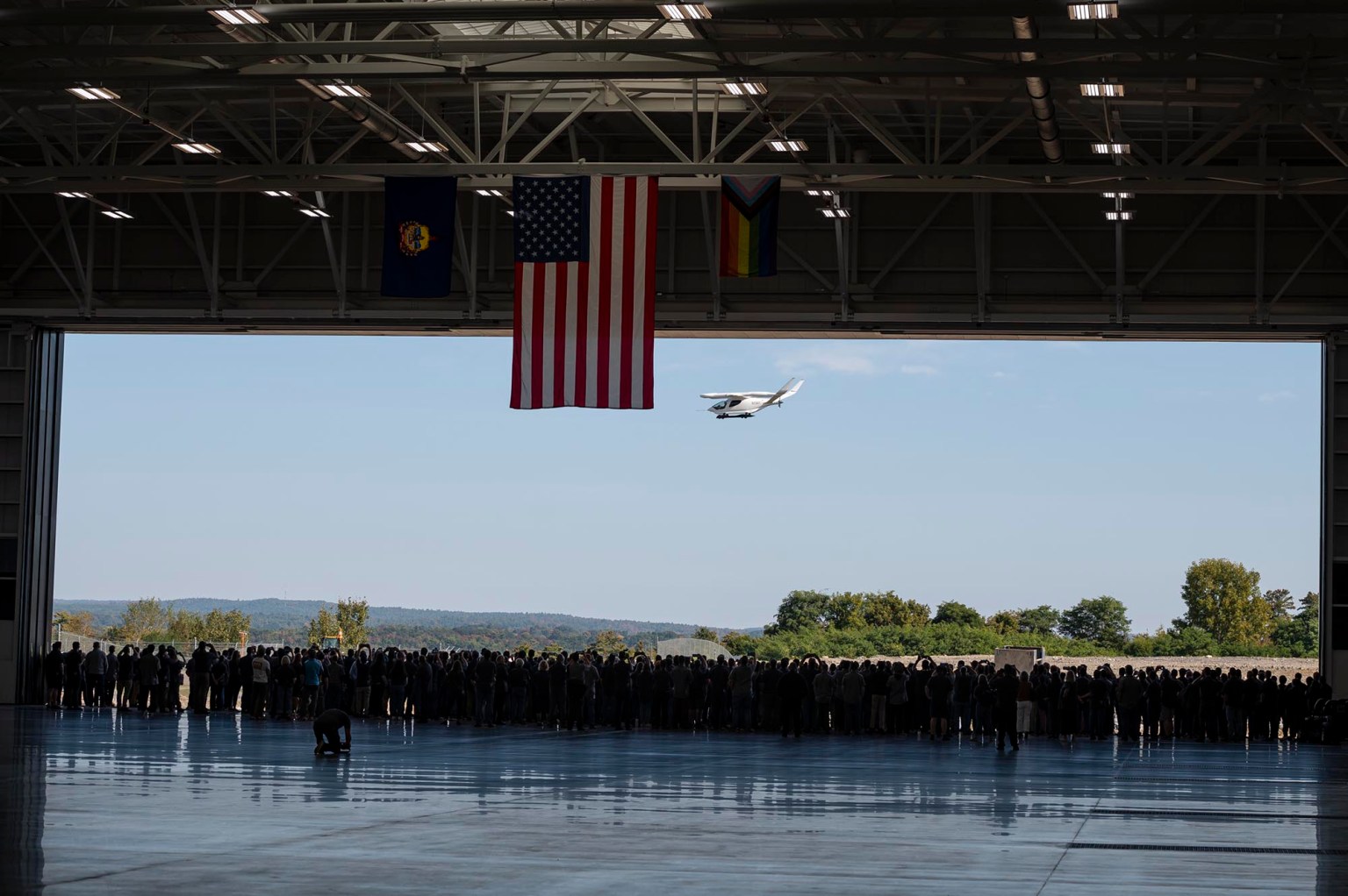 BETA unveils its electric aircraft production facility in South ...