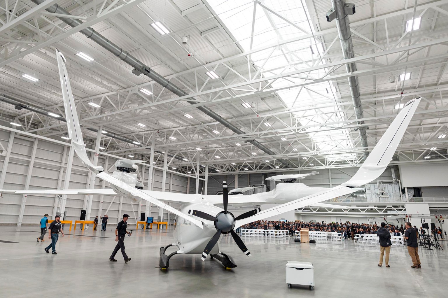 BETA unveils its electric aircraft production facility in South ...