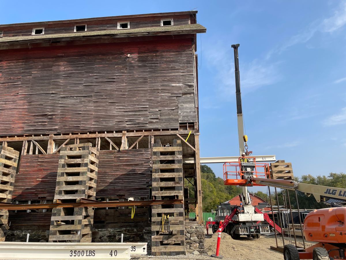 Richmond’s historic East Monitor Barn undergoes major restoration ...