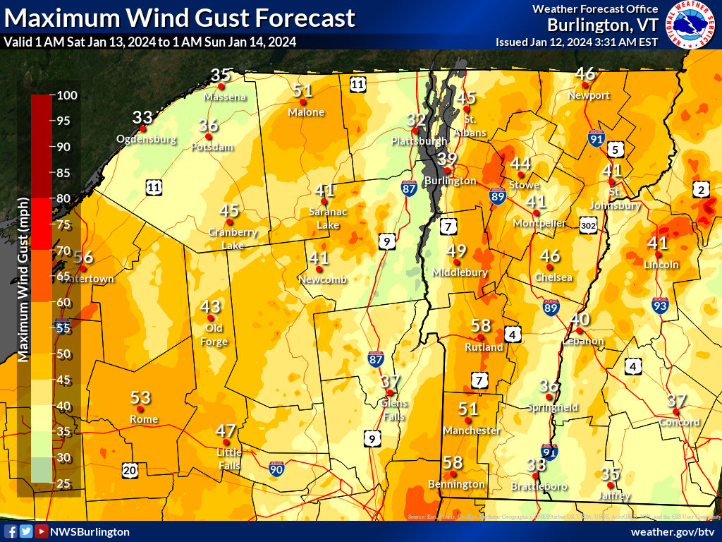 Another storm with high winds expected on Friday night - VTDigger