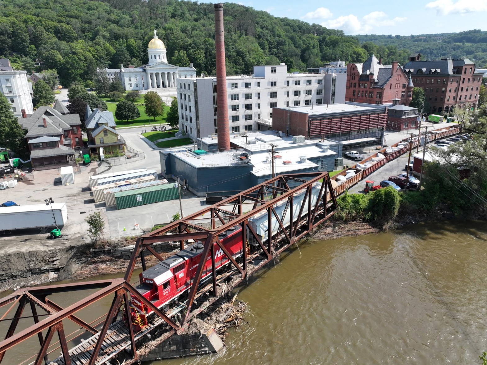 Repairs near completion on Vermont’s flood-damaged freight rail ...