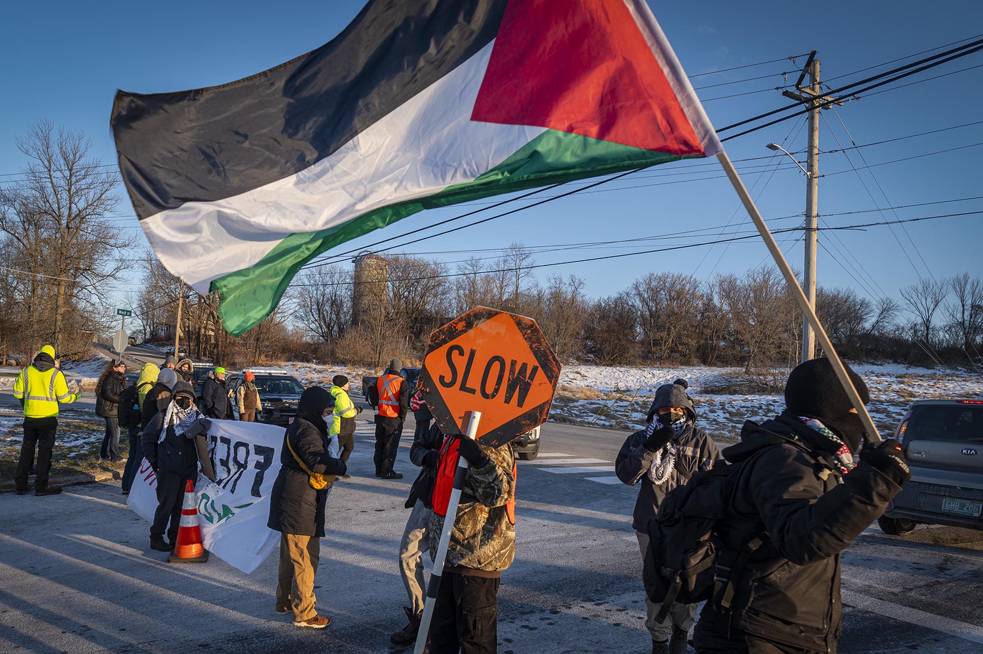 Anti-war protesters target Vergennes weapons facility to call for cease ...