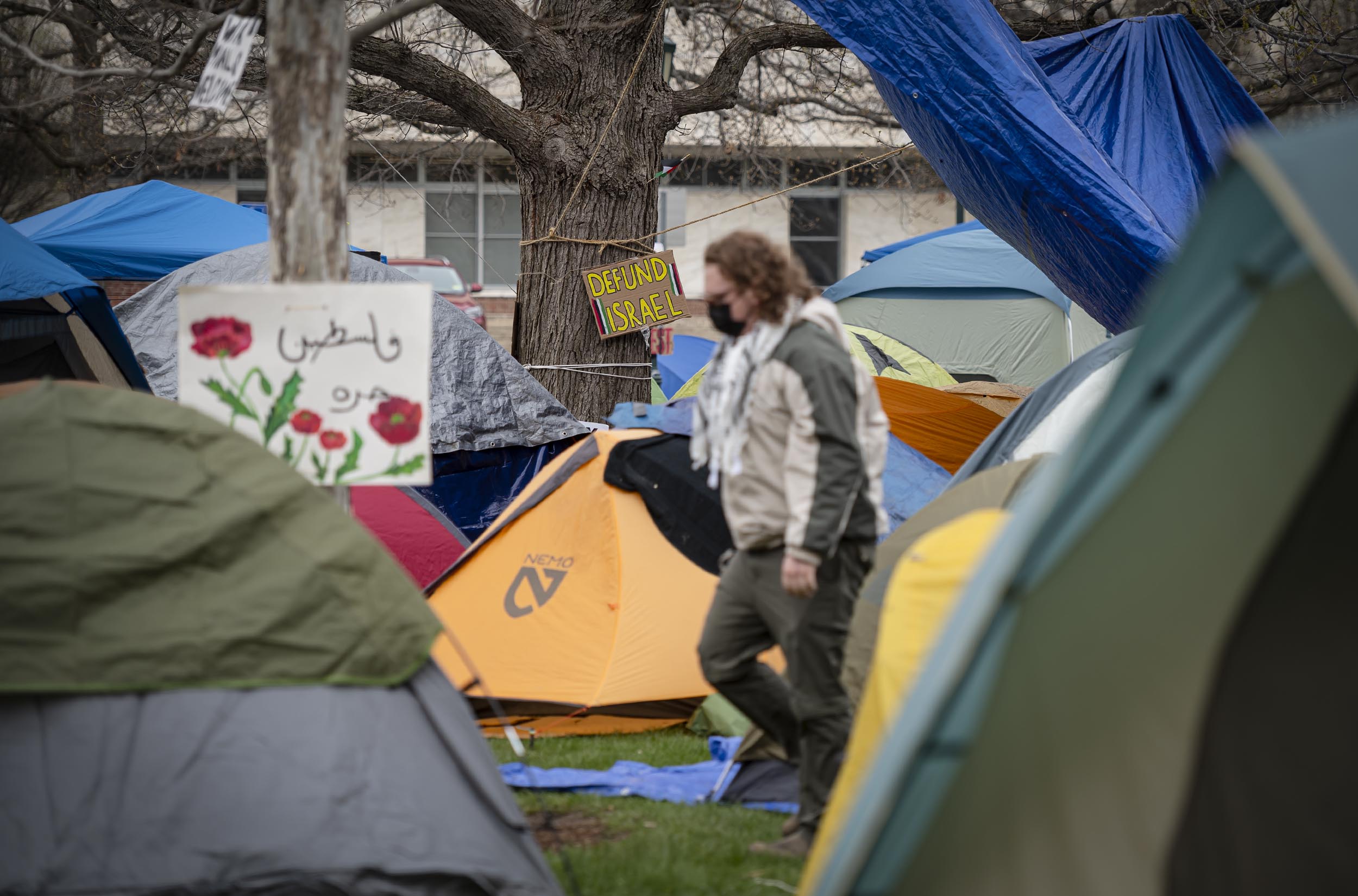 At UVM, a fraught school year ends in protest over destruction in Gaza ...