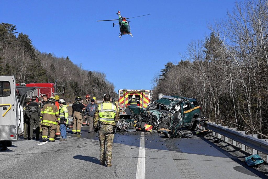 Vermont State Police trooper airlifted to hospital after crash on I-89 ...