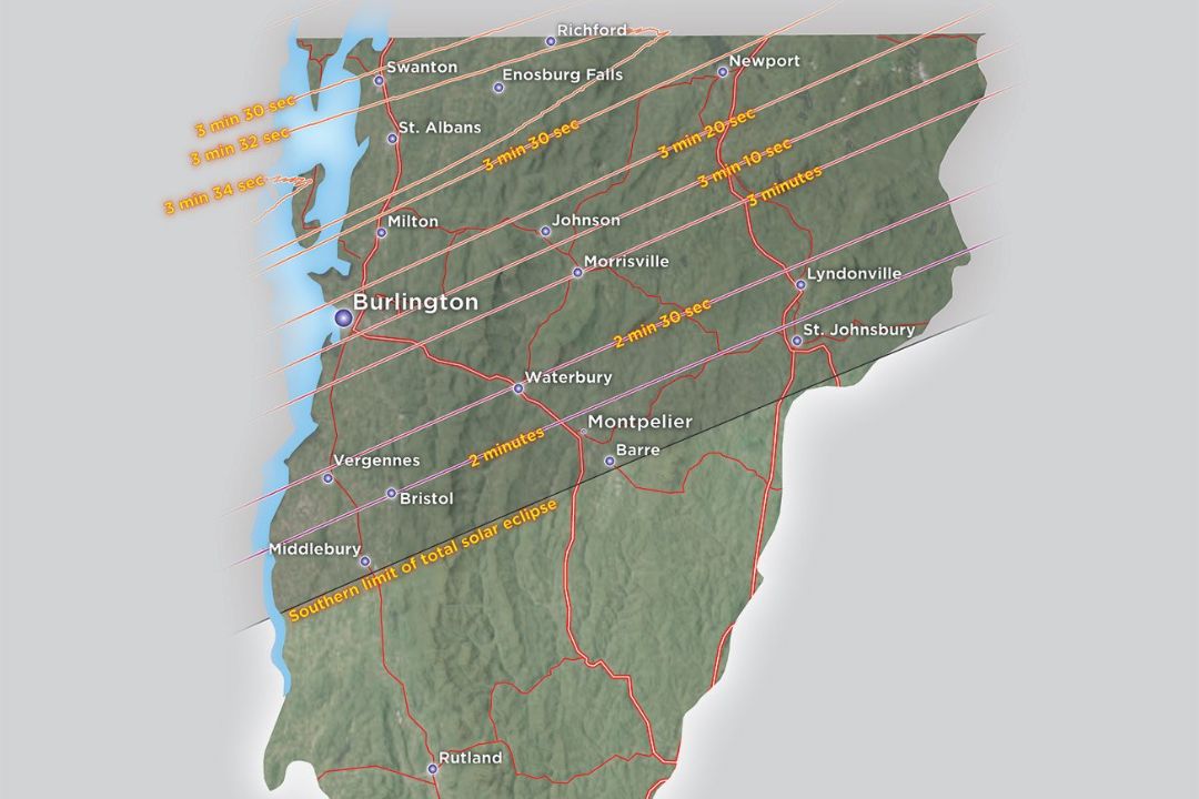 When will the total solar eclipse reach Vermont? - VTDigger