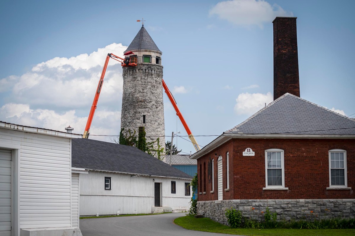 Essex begins to restore historic water tower at Fort Ethan Allen - VTDigger