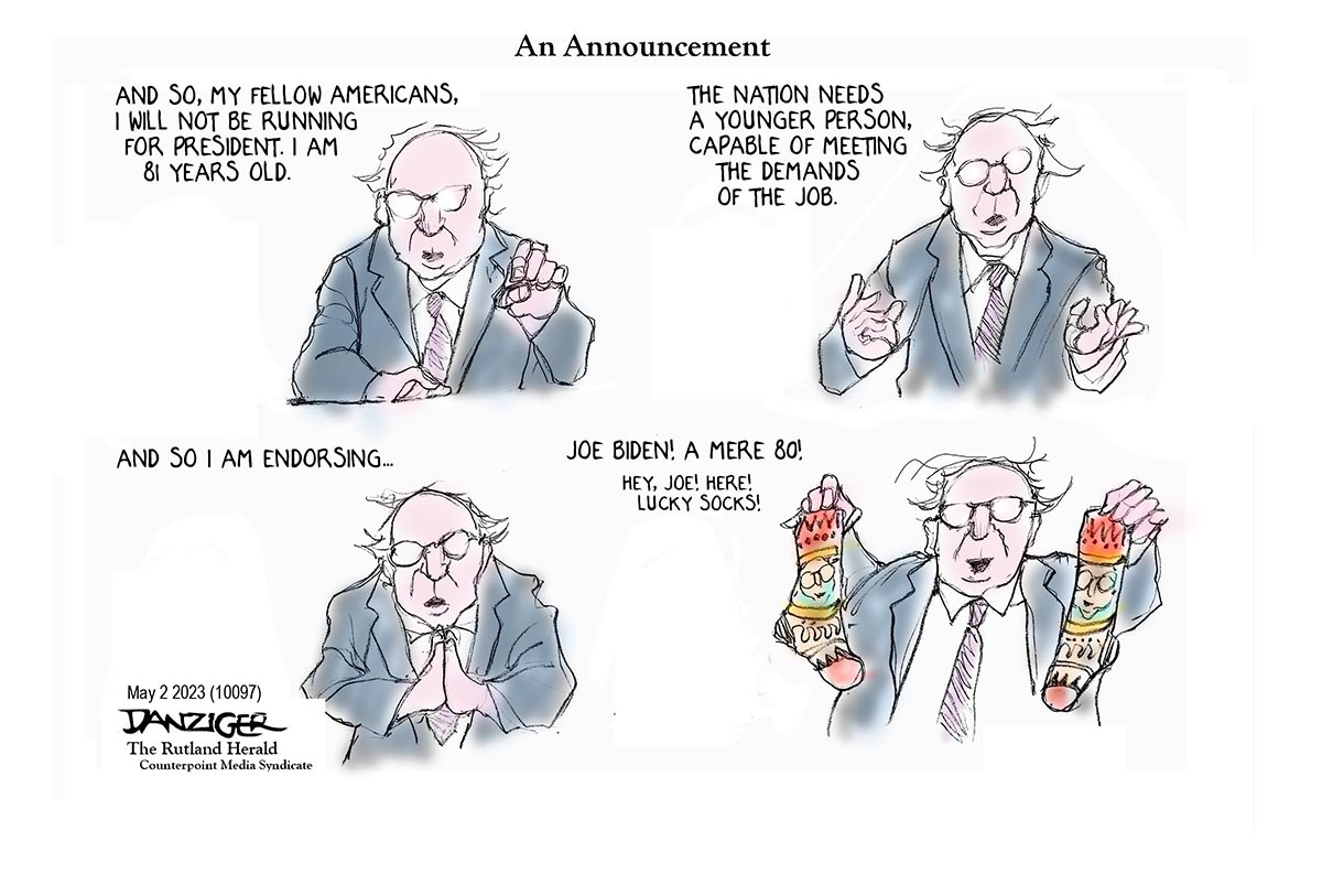 Cartoon: Danziger for May 2 - VTDigger
