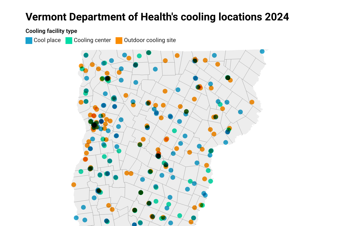 Use this map to find the cooling centers near you during Vermont’s heat ...