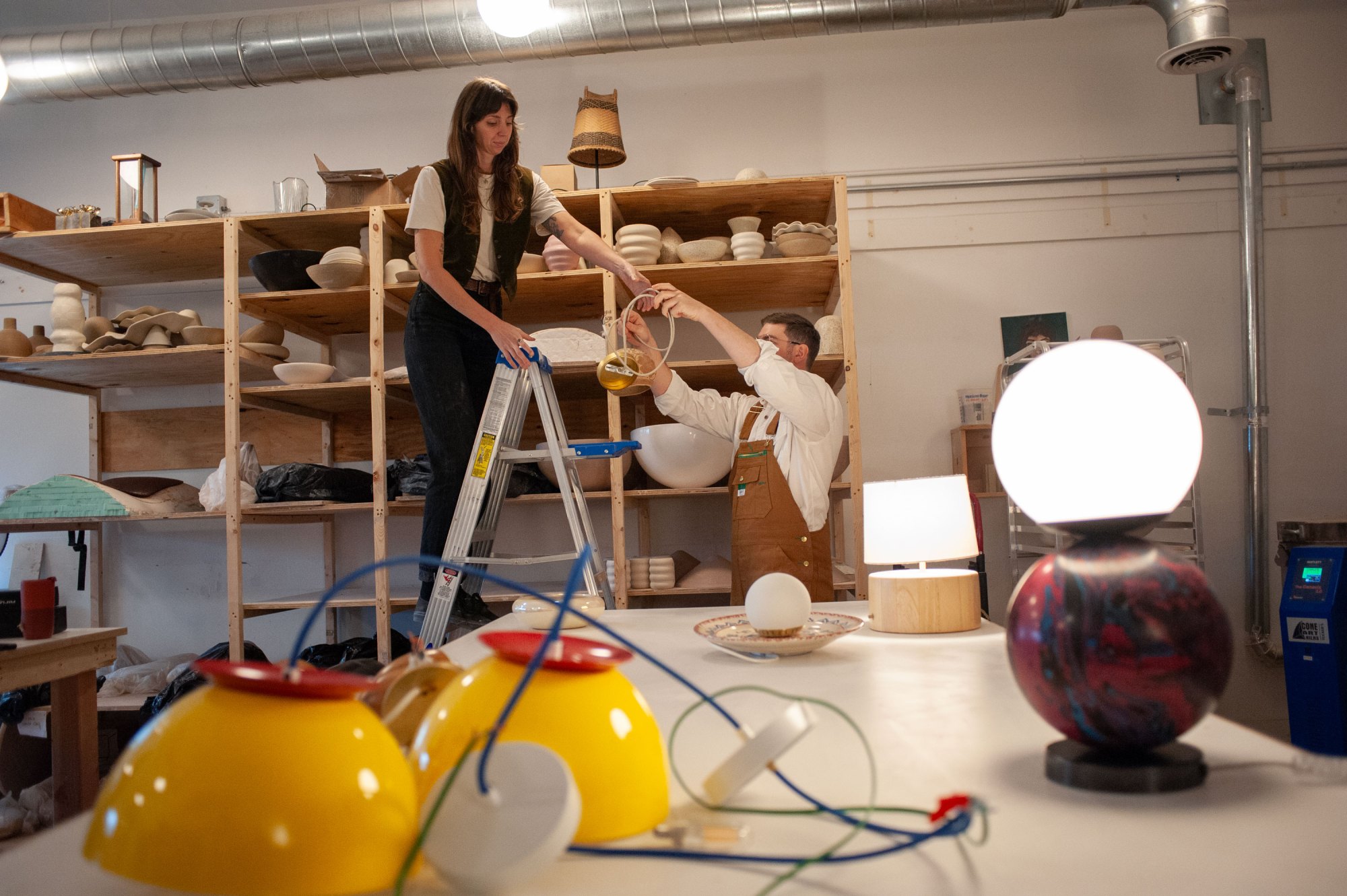 ‘Will it lamp?’ 2 Burlington designers go viral turning thrifted ...