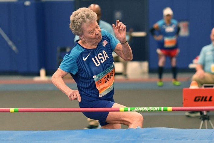 Flo Meiler setting track world records at 90 years-old - VTDigger