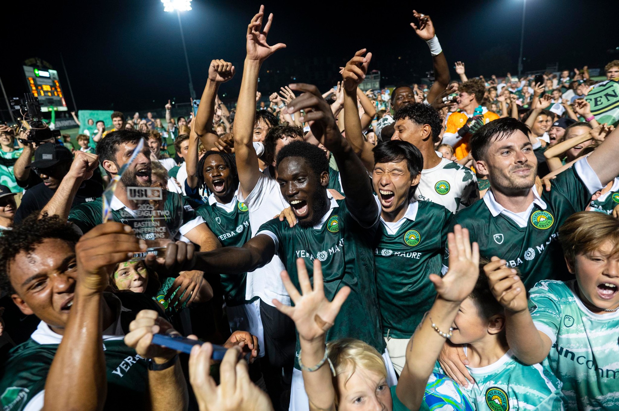 Vermont Green FC wins conference championship at a sold-out Virtue ...